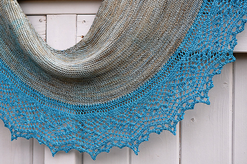 Ravelry: Teaberry Crescent Lace Shawl pattern by Claudia Donnelly Designs