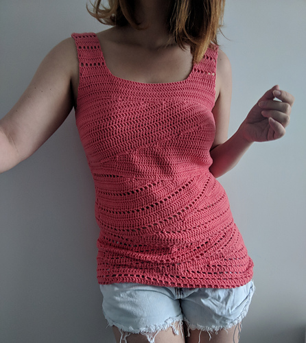 Slide Tank Top FINALLY finished! : r/crochet