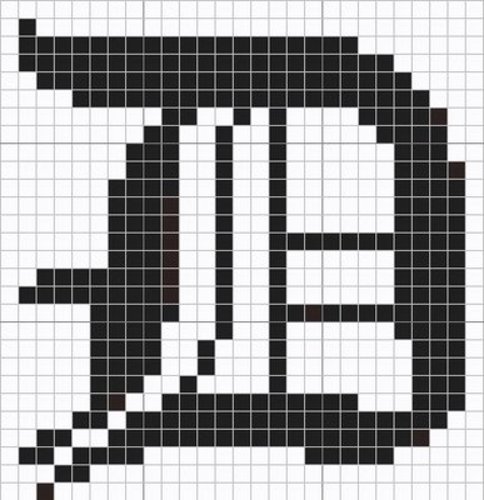 Ravelry: Detroit D Chart pattern by Kody May Kline