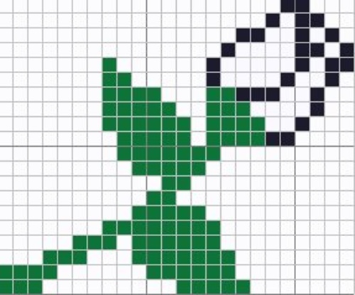 Ravelry: Single Rose Chart pattern by Kody May Kline