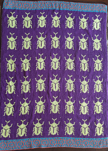 Ravelry: Double knit Beetle Blanket pattern by Koharu biyori
