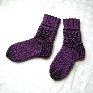 Ravelry: kookaburra1701's Decepticon Socks