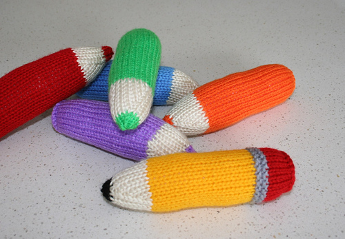 Ravelry: Coloured (colored) and Lead Pencils pattern by Amalia Samios