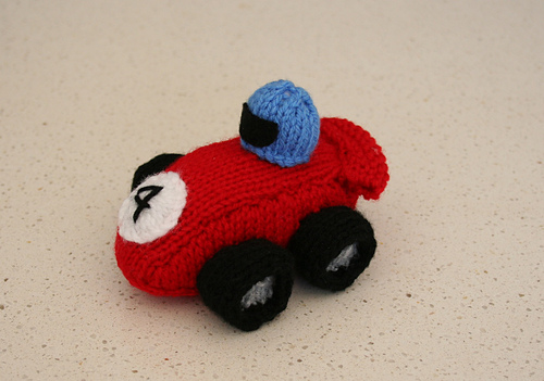 Ravelry: Race Car knitting pattern pattern by Amalia Samios