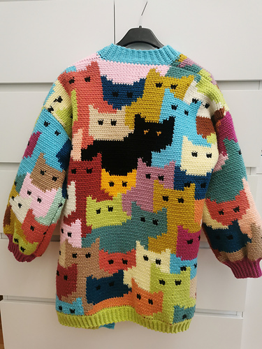 Ravelry: Cat-digan - cat cardigan pattern by Kornélia Holoda