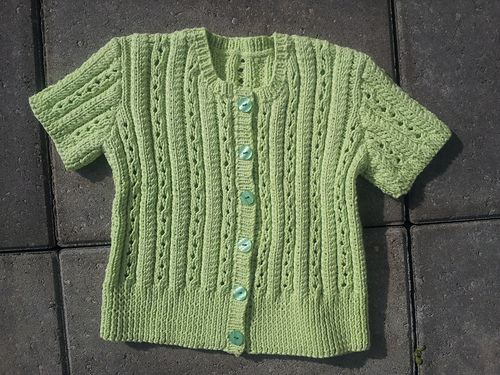 Ravelry: Milly Lace & Cable Cardigan pattern by Debbie Bliss