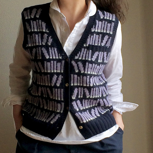 Ravelry: Librarian vest pattern by Tomomi Yoshimoto