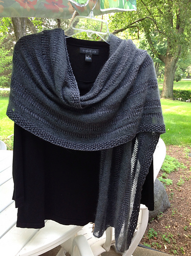 Ravelry: Winter Shadows wrap pattern by Louise Zass-Bangham