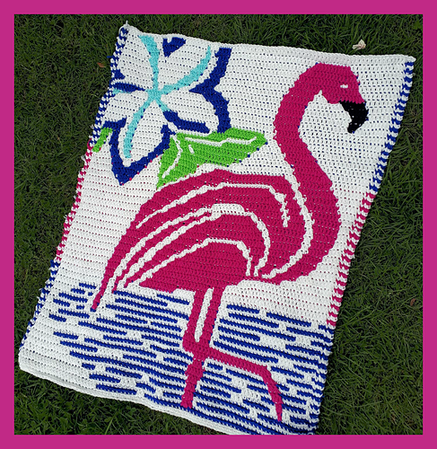 Ravelry: Mosaic Flamingo pattern by Susanne Toth