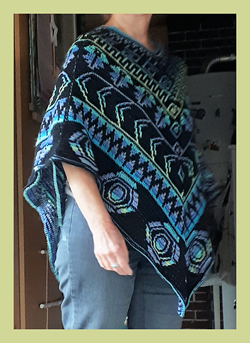 Ravelry: Mosaic native Poncho pattern by Susanne Toth