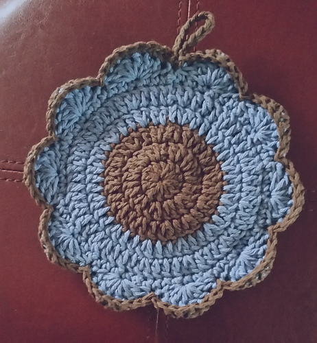 Ravelry: Flower Trivet pattern by Cables and String Designs