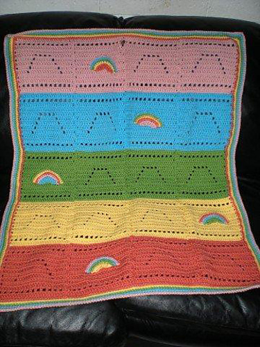 Ravelry: Rainbow Afghan pattern by Lion Brand Yarn