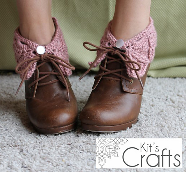 Ravelry: Fancy Spats - Cathedral pattern by Kristin Baird