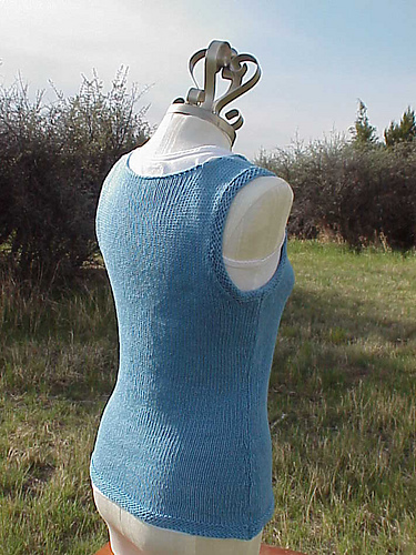 Ravelry: Drapey Cowl Neck Tank Top pattern by Kris Basta - Kriskrafter, LLC
