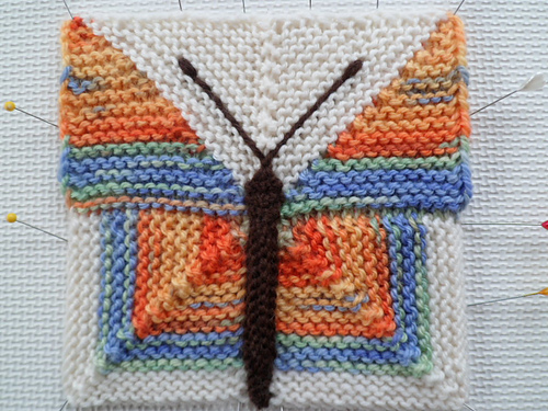 Ravelry: 6" Modular Butterfly Square pattern by Janis Higgs