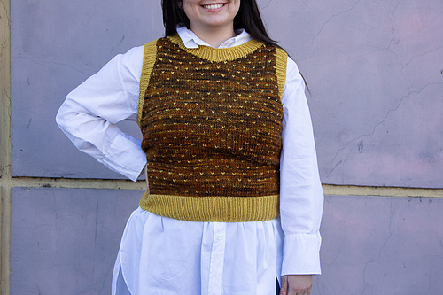 Ravelry: Seeing Spots Vest pattern by Afifa