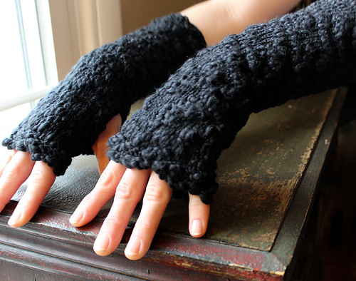 Ravelry: Simple (but heavenly soft!) Gauntlets pattern by Kimberly Porter
