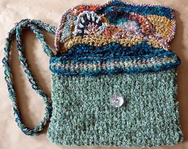 Ravelry: ktcrochet2's Freeform envelope bag