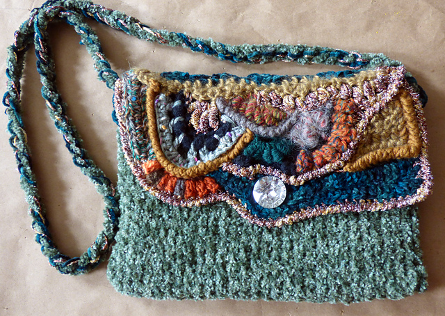 Ravelry: ktcrochet2's Freeform envelope bag