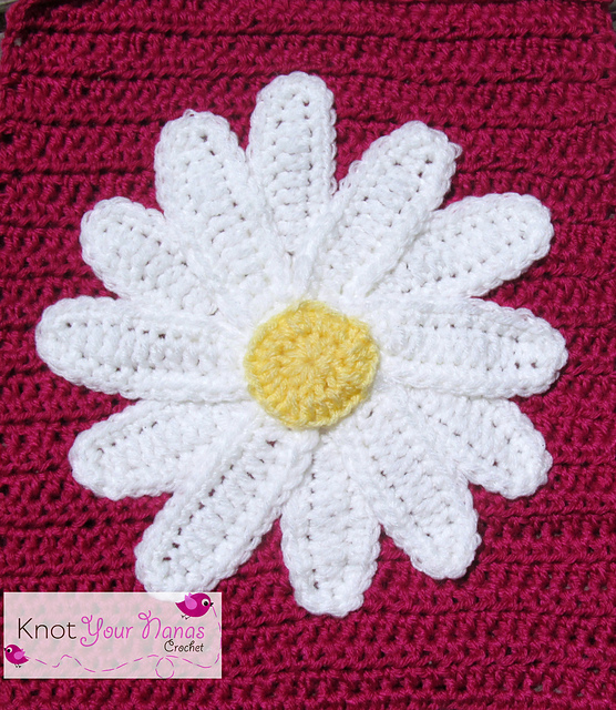 Ravelry: Daisy Applique pattern by Teri Heathcote