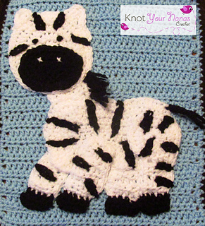 Ravelry: Zebra Applique pattern by Teri Heathcote