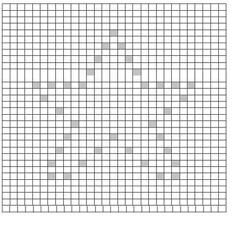 Ravelry: Star bobble chart pattern by Teri Heathcote