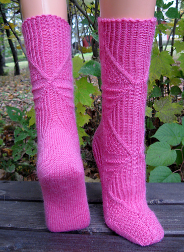 Ravelry: Geometry Socks pattern by Heidi Nick