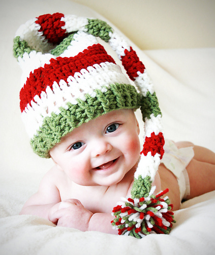 Ravelry: Striped Long-Tail Elf Hat pattern by Kylie Marie Brown