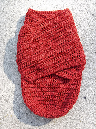 Ravelry: Hold Me Cocoon Swaddler pattern by Kylie Marie Brown