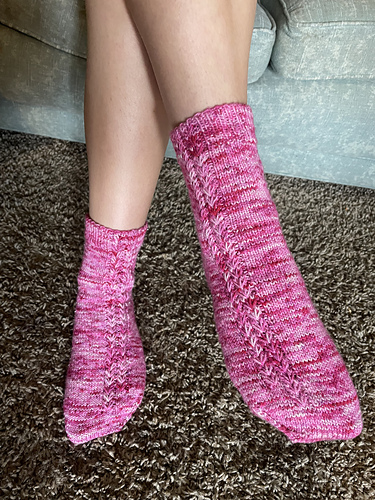 Ravelry: Kent of Hearts Socks pattern by Lisa Peterson