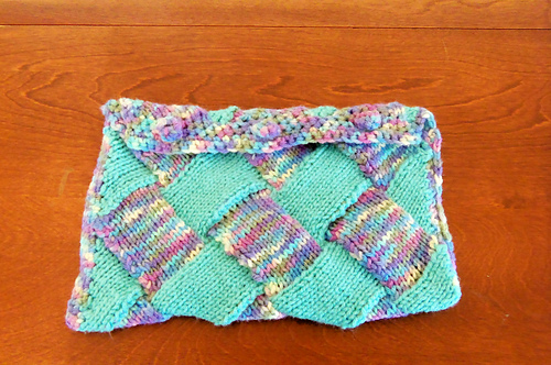 Ravelry: Entrelac Pouch pattern by Sarah E. White