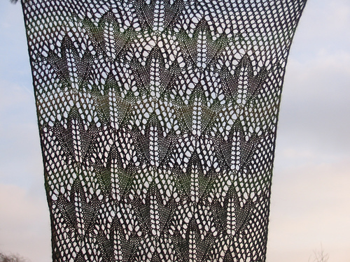 Ravelry: Ivy Trellis Lace Stole pattern by Jackie Erickson-Schweitzer