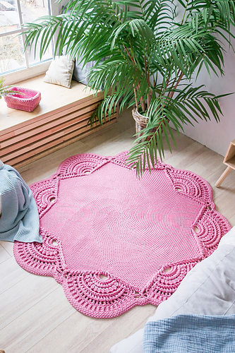 Ravelry: Rug LaceSunset pattern by Tatiana Ryazanova
