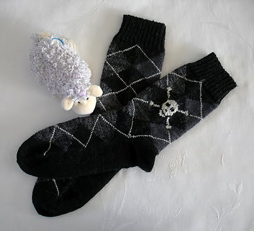 Ravelry: Arrrgyle Socks Graph pattern by Julia Farwell-Clay