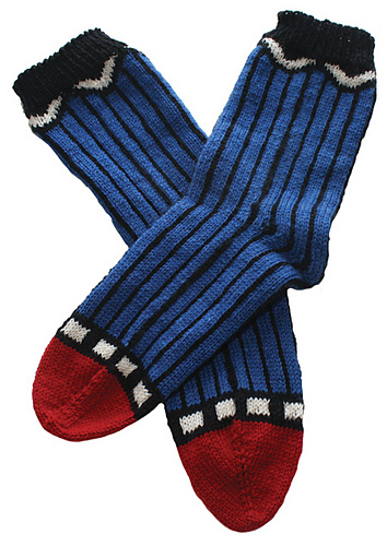 Ravelry: Loud Mouth Socks pattern by LA Bourgeois