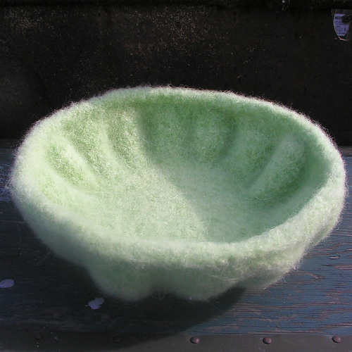 Ravelry: lacommon's Green Felted Bowl