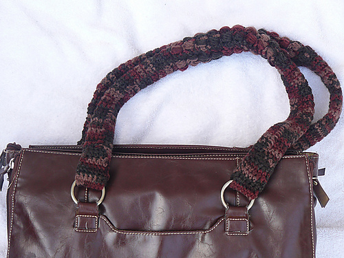 Ravelry: Computer Bag Handle Covers pattern by The Lacy Flamingo