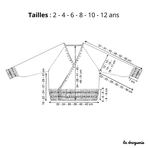 Ravelry: Cache-coeur Enfant Cumulus pattern by La Droguerie