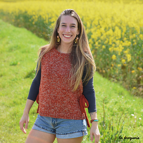 Ravelry: Pull sans manches Modena pattern by La Droguerie