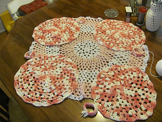 Ravelry: Breast Cancer Awareness Table Set pattern by Alice Blessing