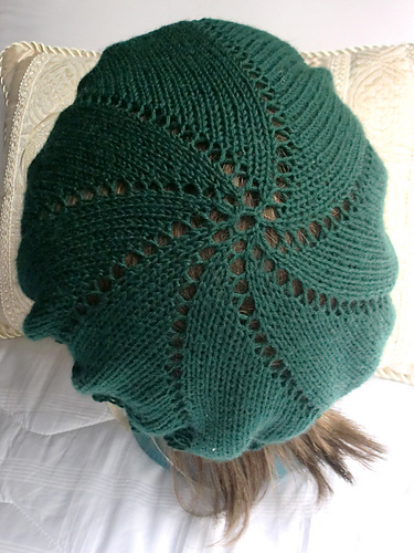 Ravelry: Abigail Ruffled Nightcap pattern by Caroline Steinford
