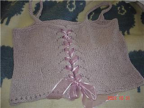 Ravelry: Modern Bustier pattern by Leigh Radford