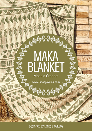Ravelry: Extended Maka Blanket Mosaic pattern by Lanasyovillos official