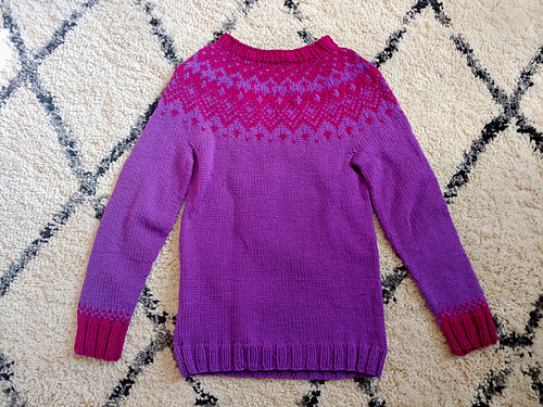 Ravelry: Children's Winter Wonderland Sweater pattern by Amie Jordan