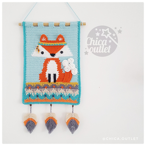 Ravelry: Nordic fox wall hanging pattern by Chica outlet