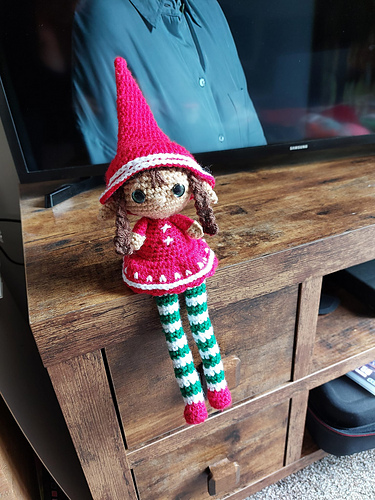 Ravelry: Small Weebee Doll Shelf Sitter - Judy the Elf pattern by Laura ...