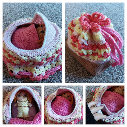 Ravelry: Little Weebee Doll - Cradle Purse pattern by Laura Tegg