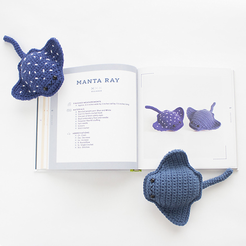 Ravelry: Amigurumi Manta Ray pattern by Lauren Espy