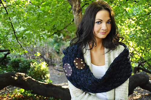 Ravelry: "Maschera" Hooded Cowl Face Mask pattern by Lauren Riker