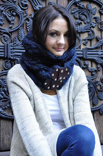 Ravelry: "Maschera" Hooded Cowl Face Mask pattern by Lauren Riker